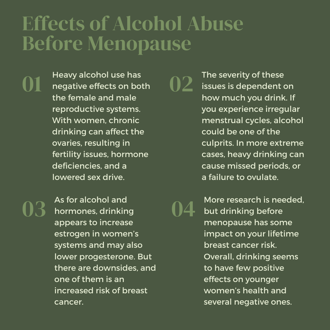 How Alcohol Affects Women S Hormones Before And After Menopause